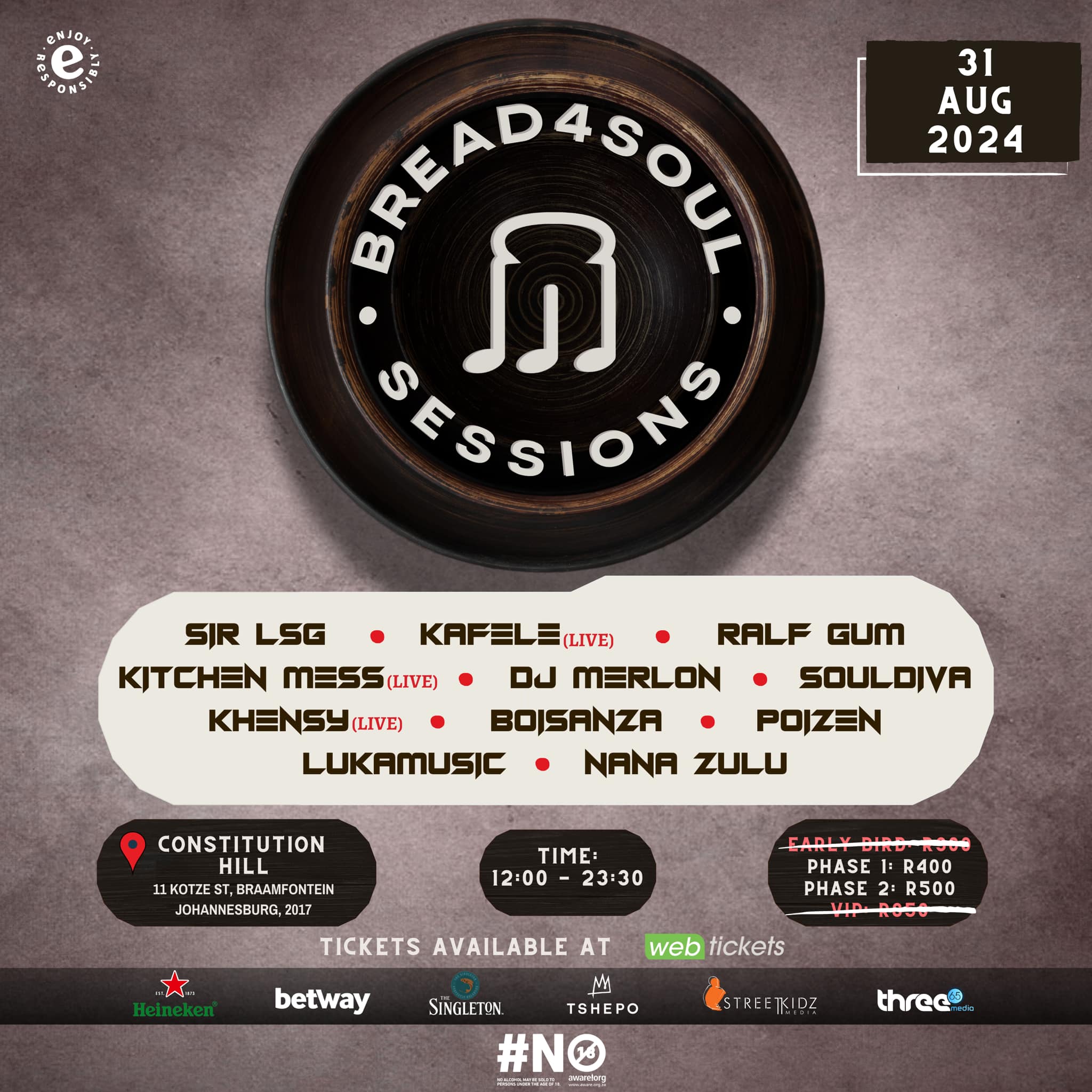 Sir LSG has unveiled the lineup for the upcoming Bread For Soul ...
